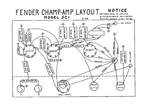 Fender Champ Amp 5c1 Sch Service Manual Download Schematics Eeprom Repair Info For