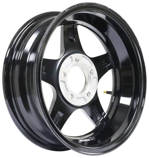 Aluminum Margay Trailer Wheel 15 X 5 Rim 5 On 4 1 2 Glossy
