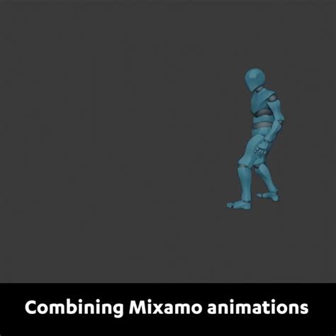 Combining Mixamo Animations In Blender R Blendersecrets