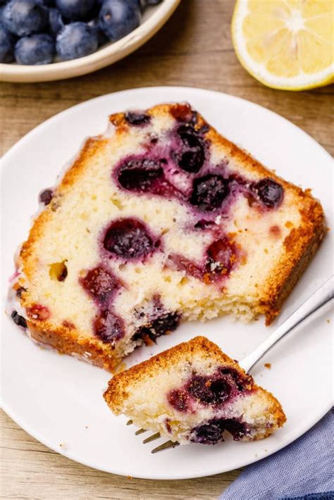 Omg Good Sour Cream Blueberry Bread With Lemon Glaze Nurtured Homes