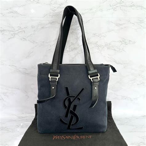 Yves Saint Laurent イヴサンローラン トートバッグ カハラ 黒 メルカリ