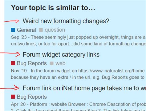 Forum Formatting And Ui Glitches Forum Feedback Inaturalist