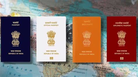 Indian Passport Colours భారతదేశంలో ఈ 4 రంగులలో జారీ చేసే పాస్‌పోర్ట్‌ల