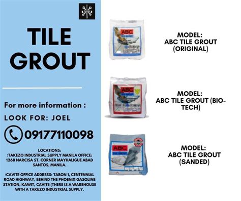 Tile Grout Commercial And Industrial Industrial Equipment On Carousell