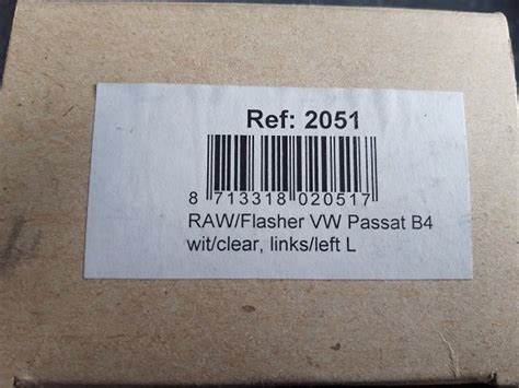 Vw Passat B4 93 97 I35 Knipperlicht Stadslicht Bumperlicht Links