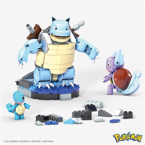 Mega Construx Pokemon Squirtle Evolution Construction Set Mattel