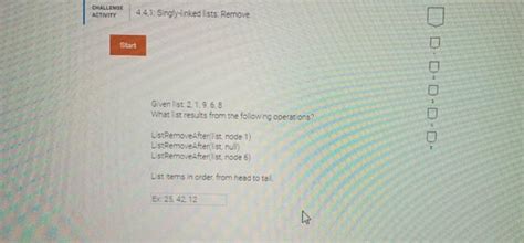 Solved D D D Numlist 7494 Listinsert Afternumlist Node 74