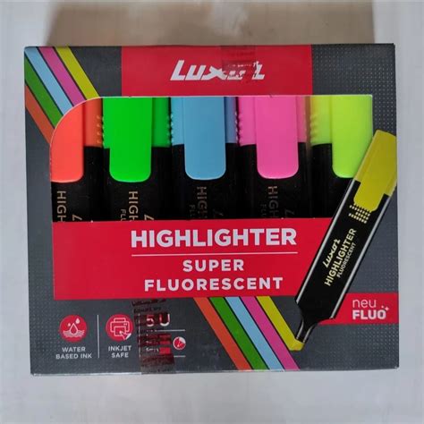Multicolor Fine Tip Luxor Super Fluorescent Highlighter Marker At ₹ 250