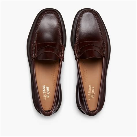Weejuns Step Lug Larson Penny Loafers G H Bass 1876