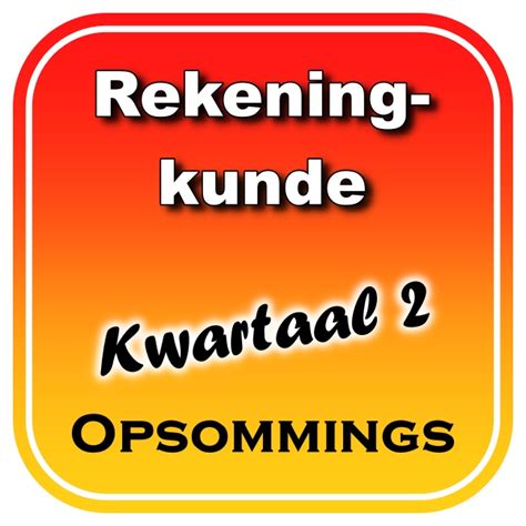 Graad 9 Ebw Rekeningkunde Opsommings Kwartaal 2 Via Afrika