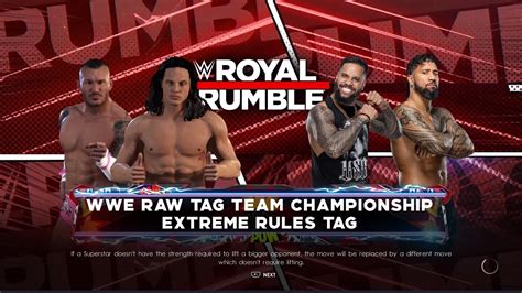 Wwe 2k22 Rk Bro Vs The Usos Youtube