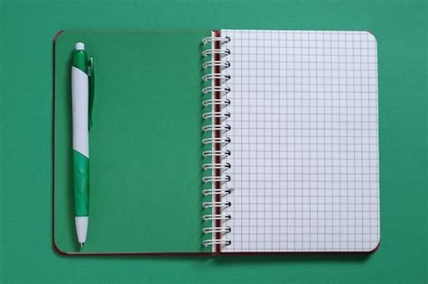 Premium Photo Notebook And Pen