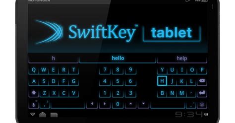 Swiftkey Releases Tablet Specific Keyboard Redesigned For Big Screened Thumb Typing