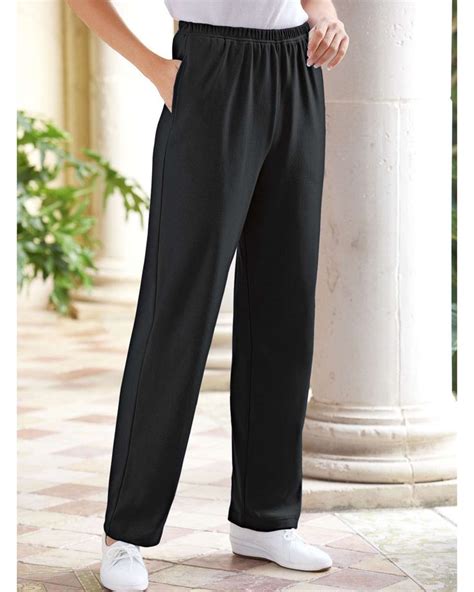 Ultrasofts® Interlock Knit Pants Stylish Outfits For Women Over 50