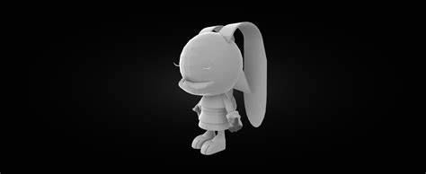 Stl File Rabbit Girl・template To Download And 3d Print・cults