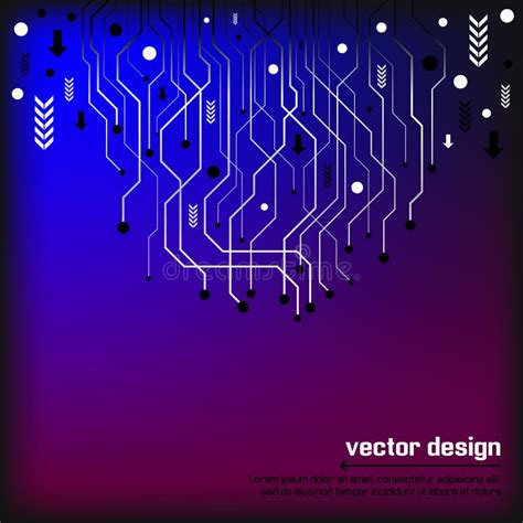 Abstract Technology Circuit Board Stock Vector Illustration Of