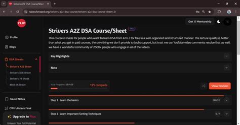 Shashank Chaturvedi On Linkedin Learningjourney Dsa Striversheet