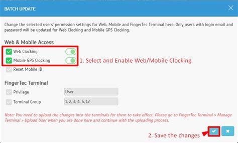 How To Enabledisable Gps And Web Clocking In Timetec Ta Fingertec