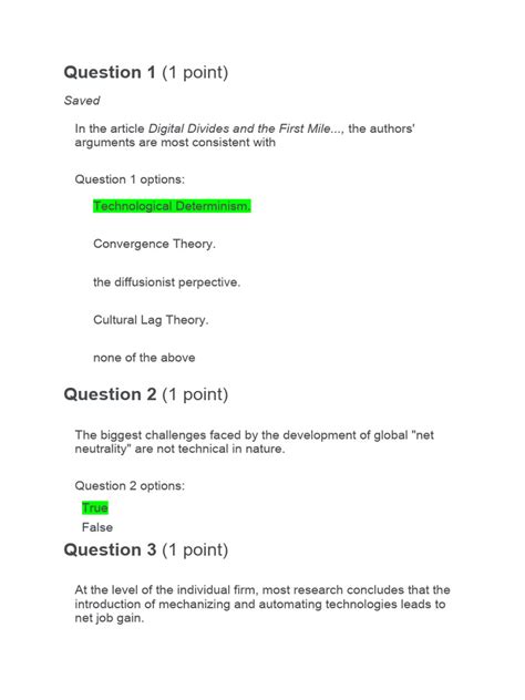 Question 1 1 Point Saved Pdf Economies Business