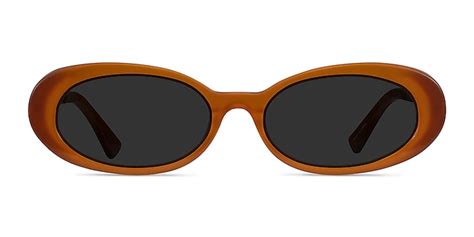 Winona Oval Orange Frame Sunglasses For Women Eyebuydirect Canada