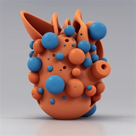 Premium Ai Image Abstract 3d Effect Textured Shapes Background