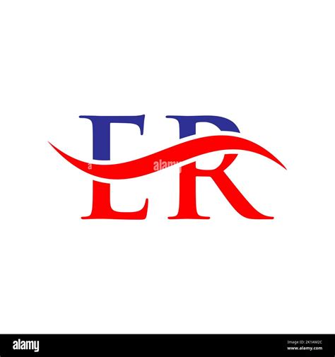 Er Combine Letter Logo Vector Template Letter Er Logo Design Modern