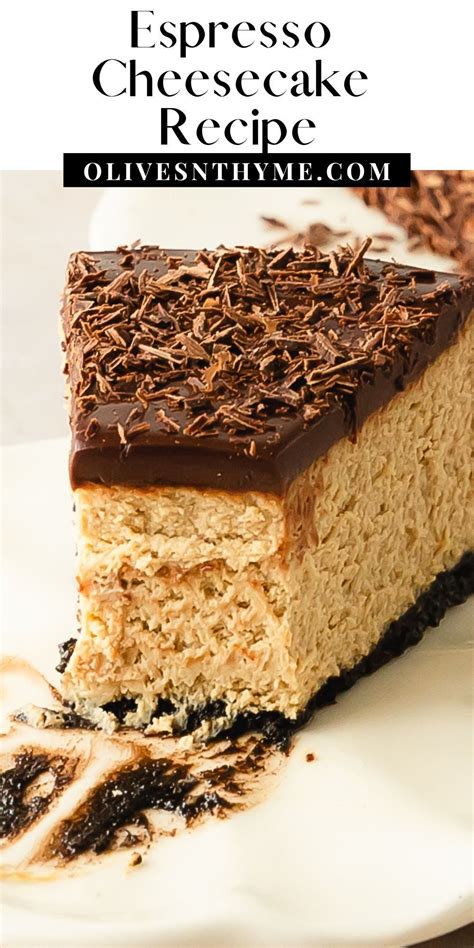 Espresso Cheesecake Recipe Artofit