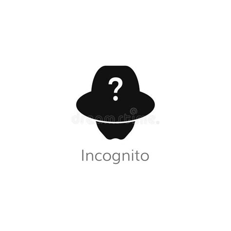 Incognito Icon Man Face With Glasses Beard And Hat Photo Props