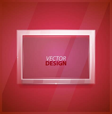 Premium Vector Glass Screen Background