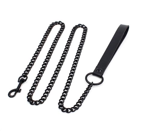 Sex Toy Bdsm Leash Pu Leather Chain Leash Adult Erotic Game Leash