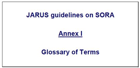 Jarus Sora Annex I V1 Weuas