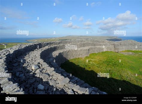 Ireland County Galway Aran Islands Inishmore Dun Aengus Dun