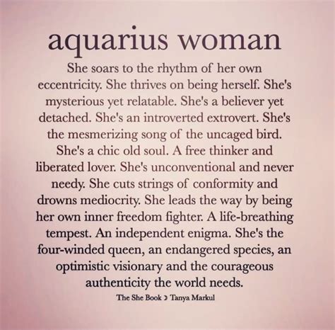 Aquarius Woman Poem