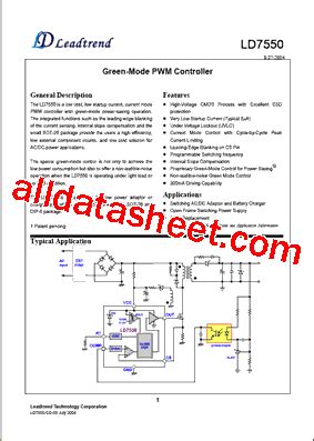 LD7550 Datasheet(PDF) - List of Unclassifed Manufacturers