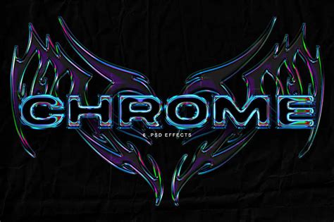 chrome text effect 03 layer styles graphics youworkforthem