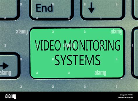 Writing Note Showing Video Monitoring Systems Business Photo