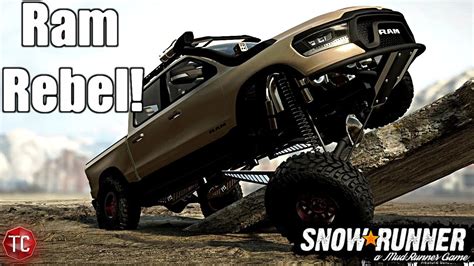 Snowrunner New Ram 1500 Rebel Crawler And Race Truck Supercharged 6 2