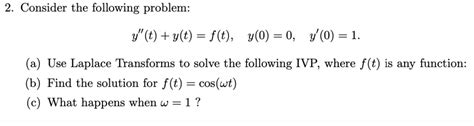 Solved Consider The Following Problem Chegg