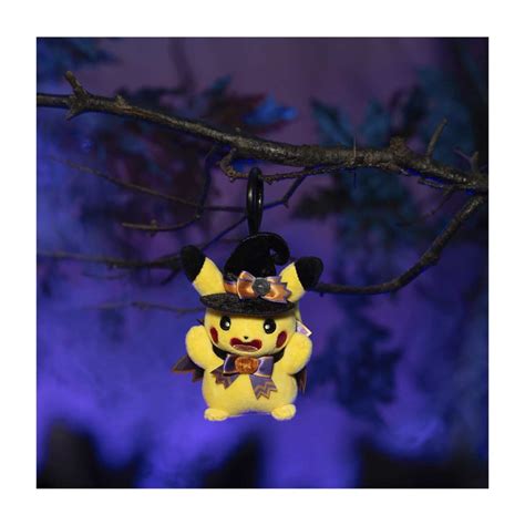 Pikachu Pokémon Halloween Poké Plush Key Chain Pokémon Center