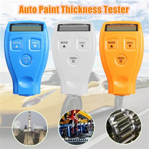 New Digital Car Coating Thickness Gauge Auto Paint Thickness Meter Thickness Tester Width