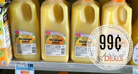 Harris Teeter Orange Juice 99¢ At Harris Teeter The Harris Teeter Deals