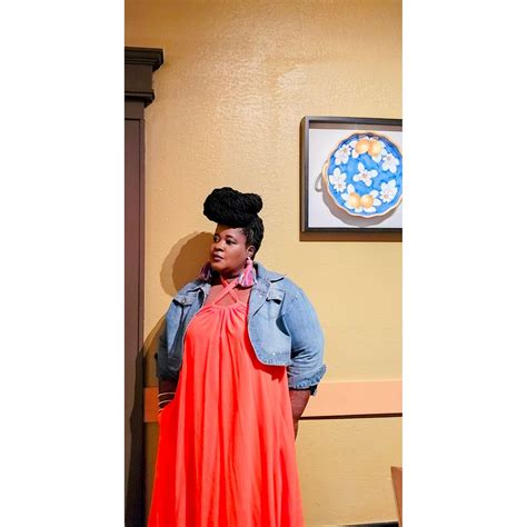 Citrus Orange Sensation Plus Size Halter Maxi Dress With Pockets The