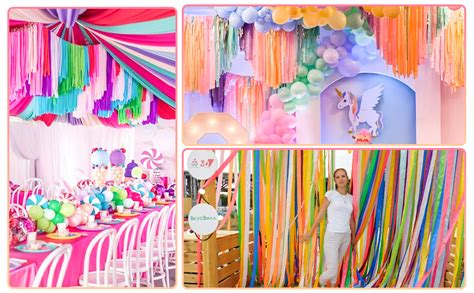 Red Crepe Paper Streamers 4 Rolls 328ft Pack Of Party
