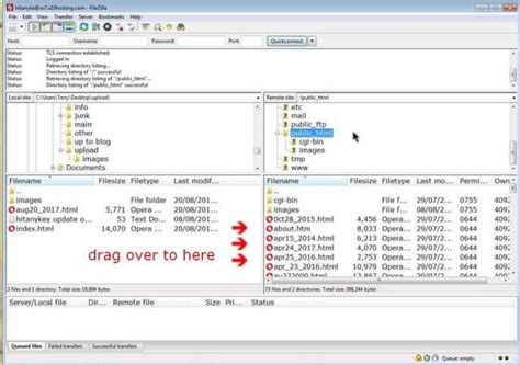How To Upload Files With Filezilla Daves Computer Tips