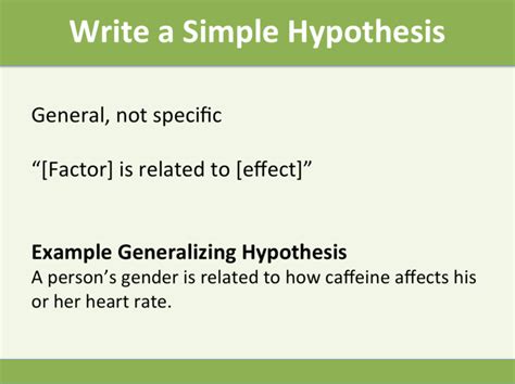 How To Plan And Write A Testable Hypothesis Wikihow