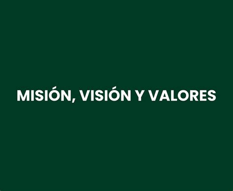 Misión Visión Y Valores Safepro Solutions