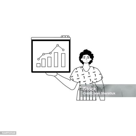 조롱은 실증주의 도덕적 능력을 가진 출현의 그래프를 보유한다 총 어둡고 Lacuna 아날로그 방식 트렌디한 스타일 벡터 일러스트레이션 감탄에 대한 스톡 벡터 아트 및 기타