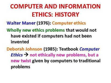 Information Computer And Roboethics Computer And Information