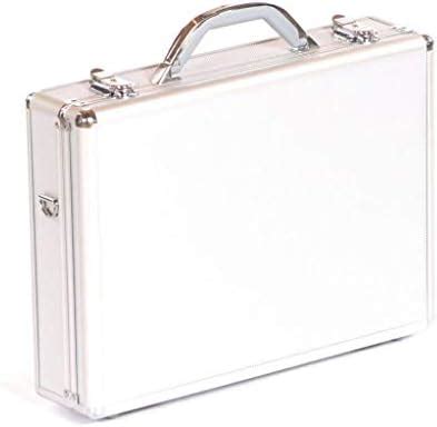 Pro Aluminium Large Deep Executive Laptop Padded Briefcase Attache Case