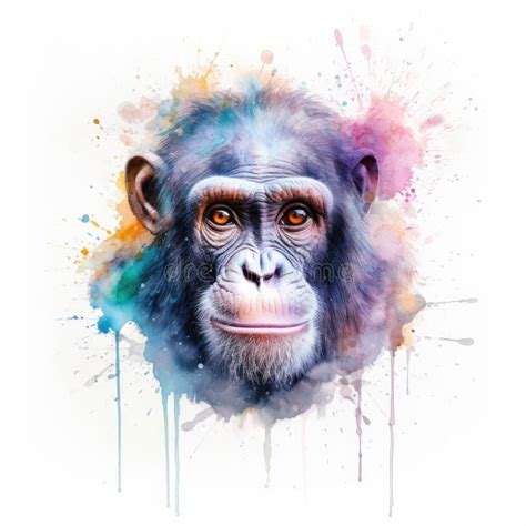 Ai Generador De Simio Stock De Ilustración Ilustración De Lindo 282431572